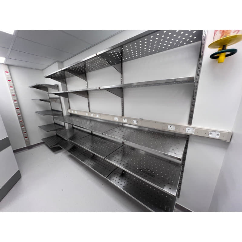 Max-Care Z-Series Wall Band Shelving – Tradewinds Manufacturing